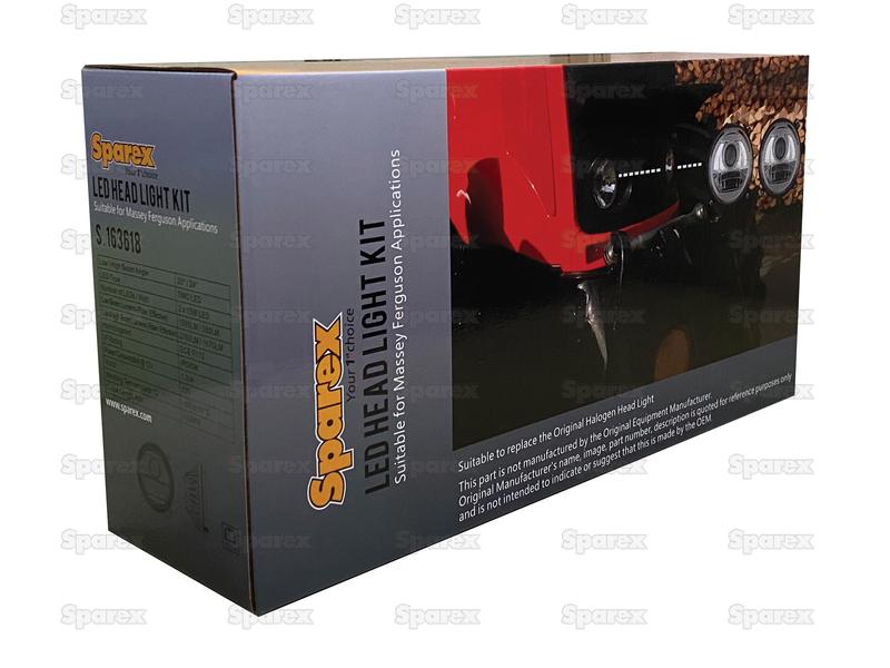 LED Head Light Kit, Interference: Class 3, RH & LH (LH Dip), 1560 ...