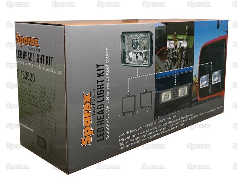 LED Head Light Kit, Interference: Class 3, RH & LH (LH Dip), 1320 ...