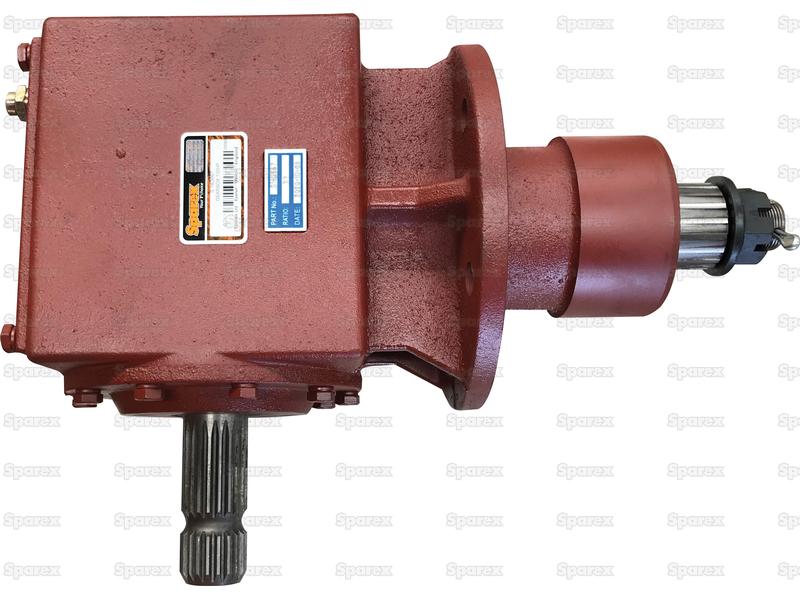Gearbox, 130 hp, Ratio: 1:1, Spline Input: 1-3/4'' x 20 - 60mm output ...