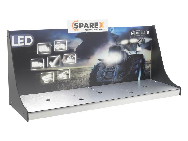 LED Light Display with switches & Aluminium Base