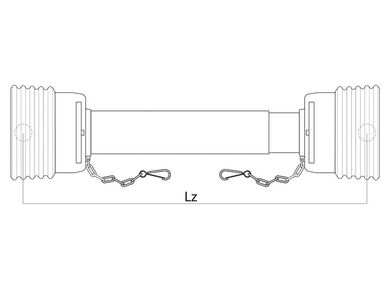 PTO Guard - GARDLOC, (Lz) Length: 950mm, Size: Large