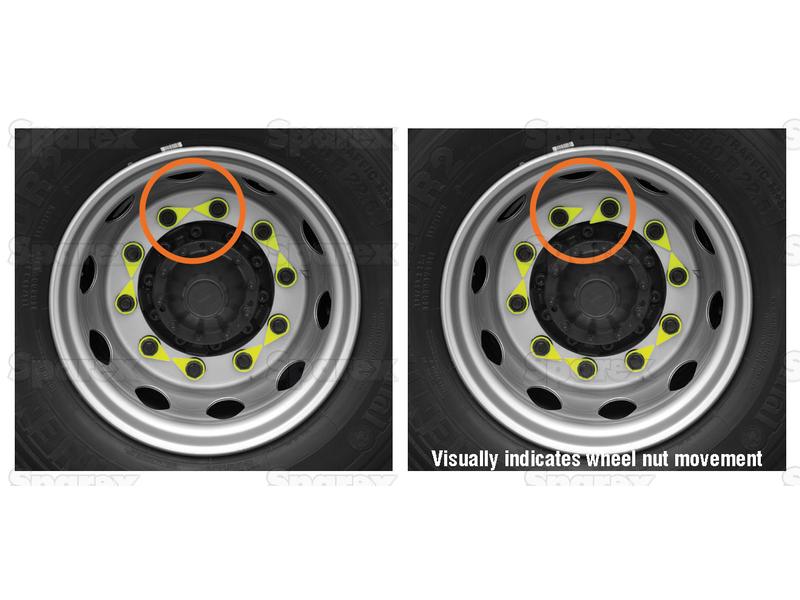 Checkpoint® Original Wheel Nut Indicator, 19mm 100 pcs.