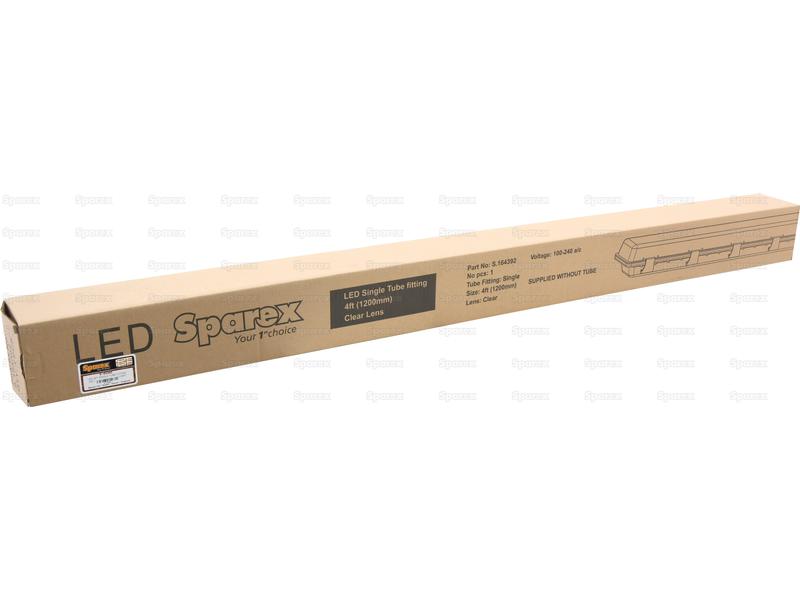 LED Single Tube Fitting, 2ft (600mm), T8/G13, 100-277V
