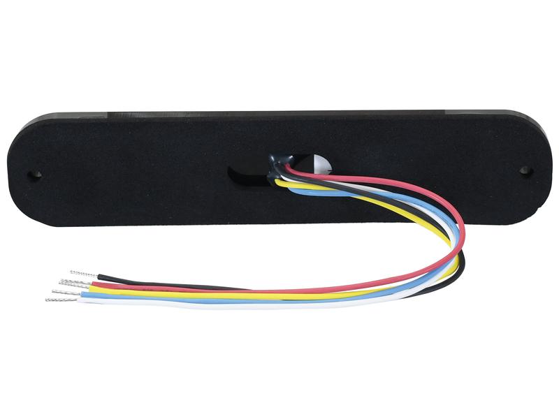 Directional Hazard LED Amber / Clear 158mm 12-24V