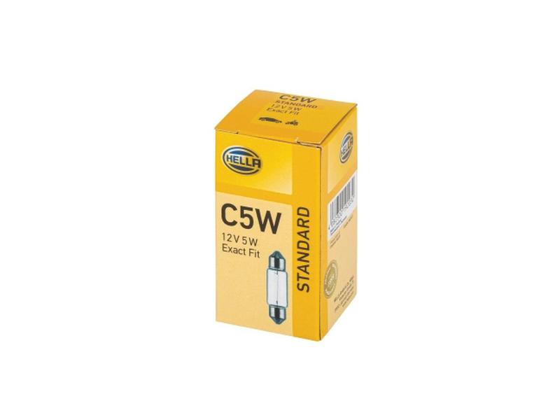 Light Bulb (Halogen) C5W, 12V, 5W, SV8.5-8 (Box 10 pcs.)