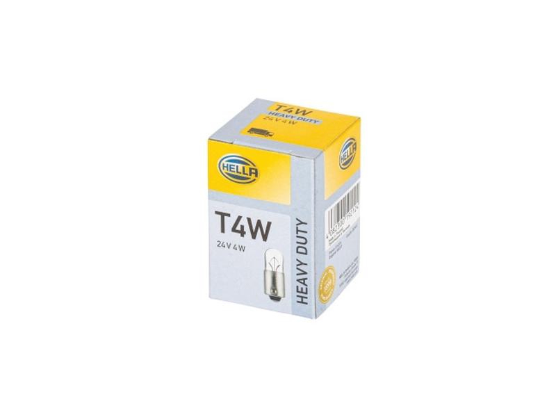 Light Bulb (Halogen) T4W, 24V, 4W, BA9s (Box 1 pc.)