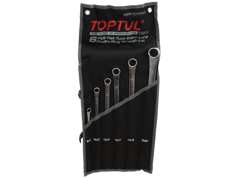 Extra Long Double Ring Spanner Set