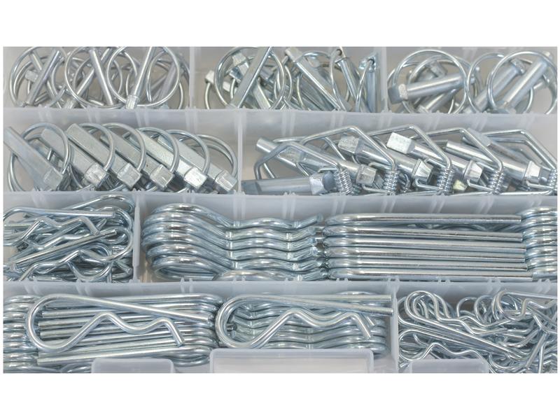 Display Pack 159 pcs. Linch Pin & Grip Clips Combination