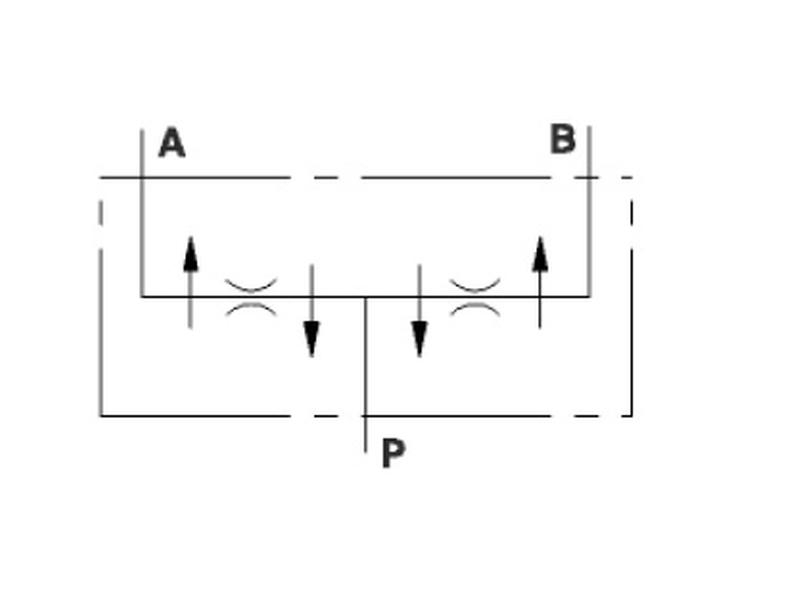 MARCHESINI 50/50 Fixed Flow Divider 1/2 & 3/8'' BSP (40 L/min Flow Rate)
