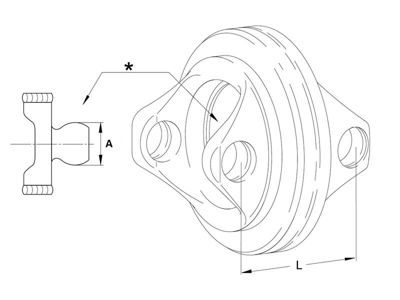 Walterscheid PTO Wide Angle Centre Body (U/J Size: 32 x 76 & 27 x 94mm)