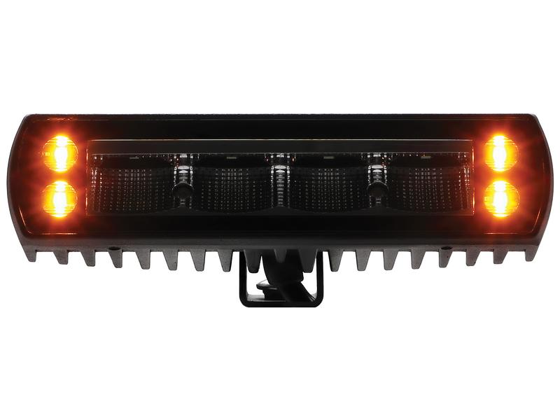 LED Work Light Bar with Warning Light Flood Beam Lumens Raw 3200 ...