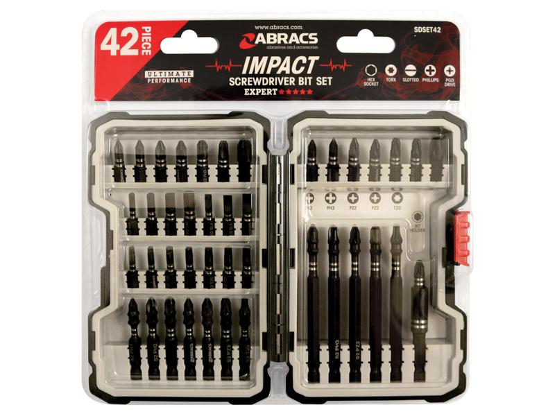 Impact Driver Bit Set 42 pcs. (Reinforced Case)
