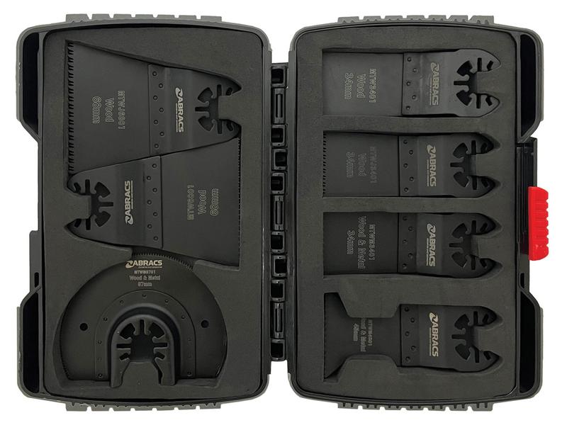 Multi-tool Wood & Metal Set 8 pcs. (Reinforced Case)