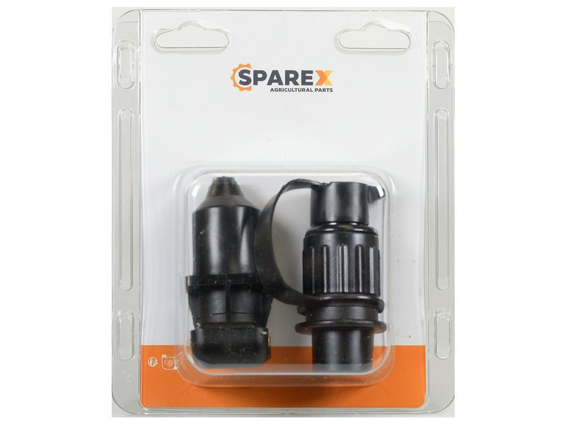 Agripak 2 pcs. 3 Pin Plug & Socket 4 Bolt Fixing