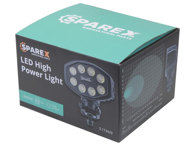 LED High Power Light- 10-30V, Oval Work Light 15120 Lumens Raw ...