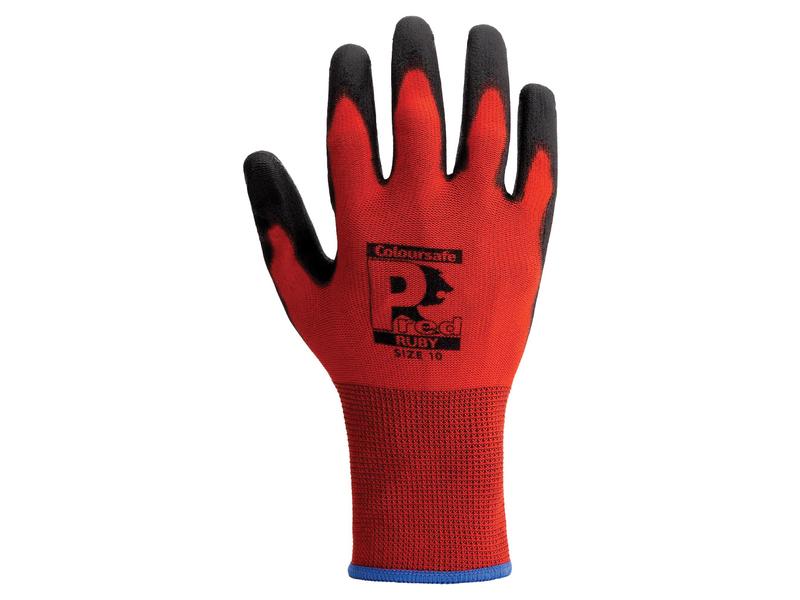 Predator Gloves Ruby Work Gloves 10/XL