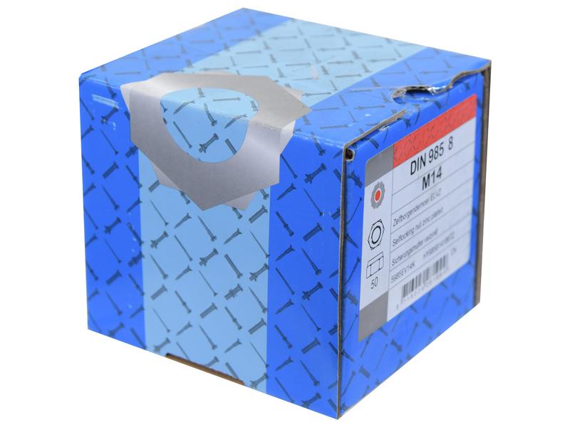 Metric Hexagon Nut, M14x2.00mm (DIN 985)
