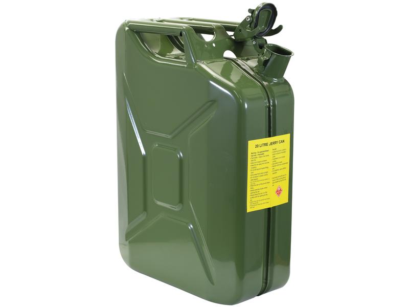 Metal Jerry Can - Green 20 L (Unleaded Petrol)
