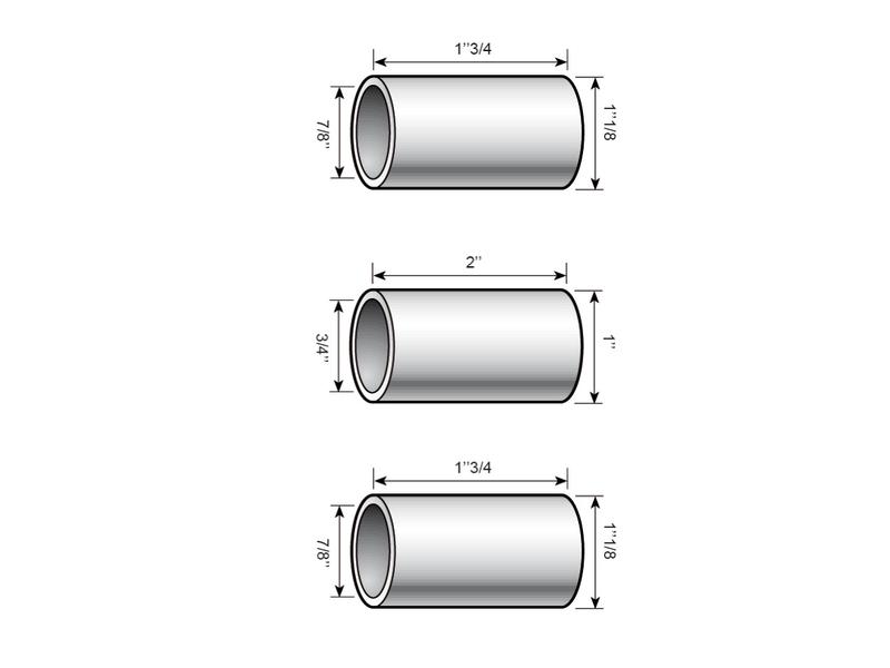 Agripak 3 pcs. Top & Lower Bush Kit Cat. 2 to 1 (ØTop 25 to 19mm ...