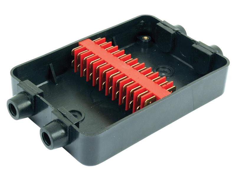 Junction Box - Plastic - 12 Terminals