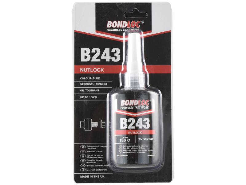 BondLoc B243 - Nutlock - Oil Tolerant - 50ml
