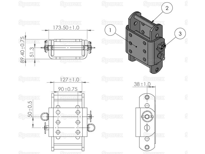 Adjustable Trailer Drop Plate