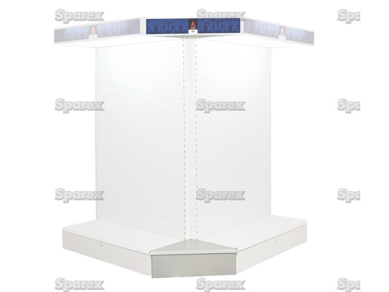 DISPLAY STAND-EXTERNAL CORNER