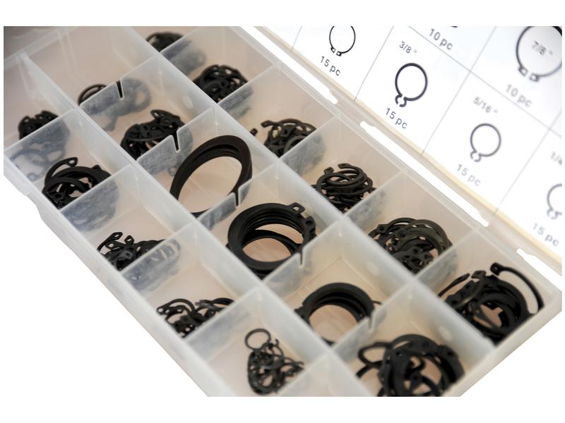 Internal & External Circlip - Assortment, 225 pcs. Display Pack