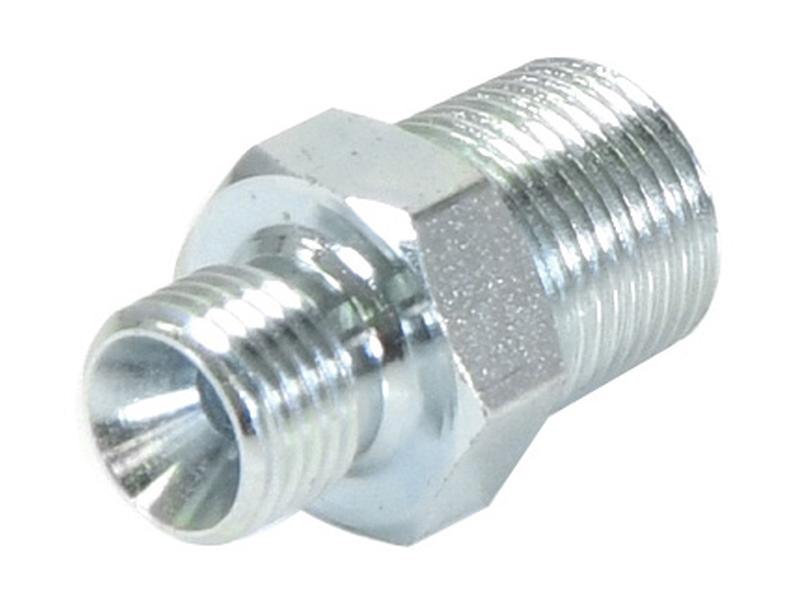 Hydraulic Adaptor 1/4'' BSP Male x 3/8'' BSPT Male