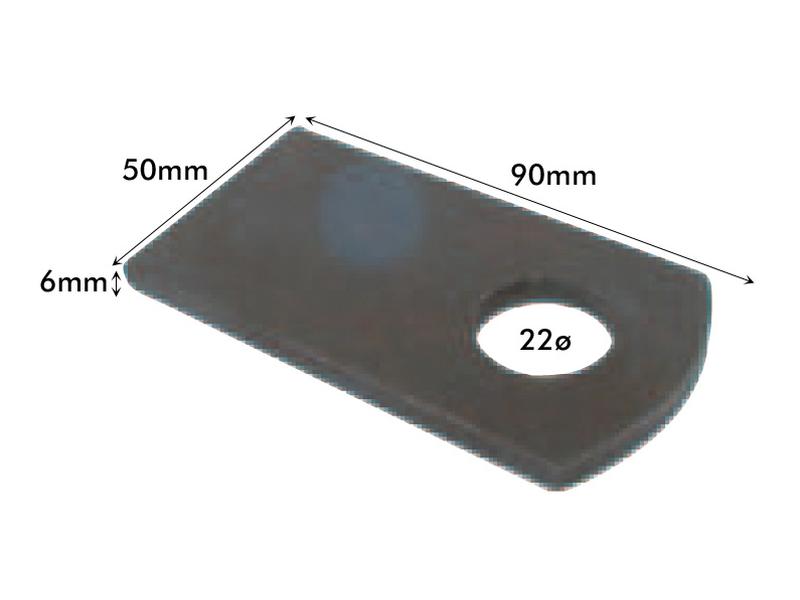 Drop Lock Pin Keeper Plate