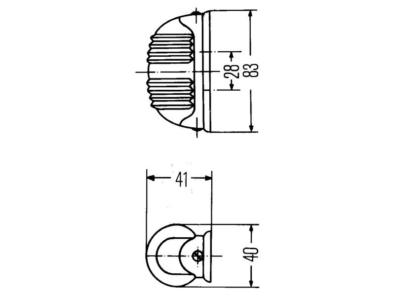 Marker Light - Side Facing (Halogen), RH & LH, 12V