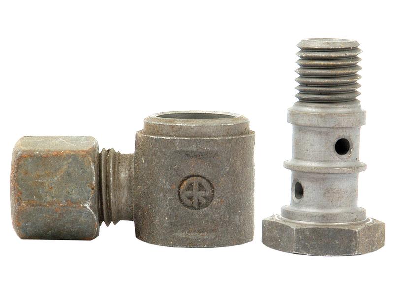 Hydraulic Metal Pipe Banjo Coupling S.W.V. 8L with bolt
