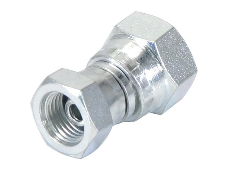 Hydraulic Adaptor 1/4'' BSP Swivel Female x 3/8'' BSP Swivel Female