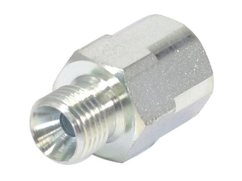 Hydraulic Adaptor 1/4'' BSP Male x 1/4'' BSP Fixed Female