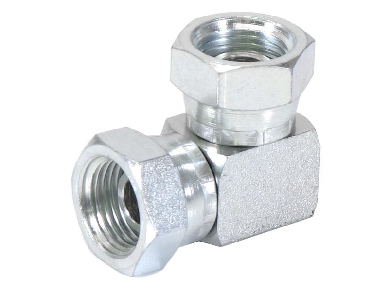 Hydraulic Adaptor 1/2'' BSP Swivel Female x 1/2'' BSP Swivel Female 90° Compact Elbow