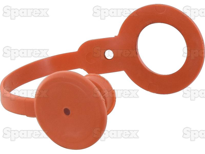 Sparex Dust Plug Orange PVC Fits 3/8'' Female Coupling