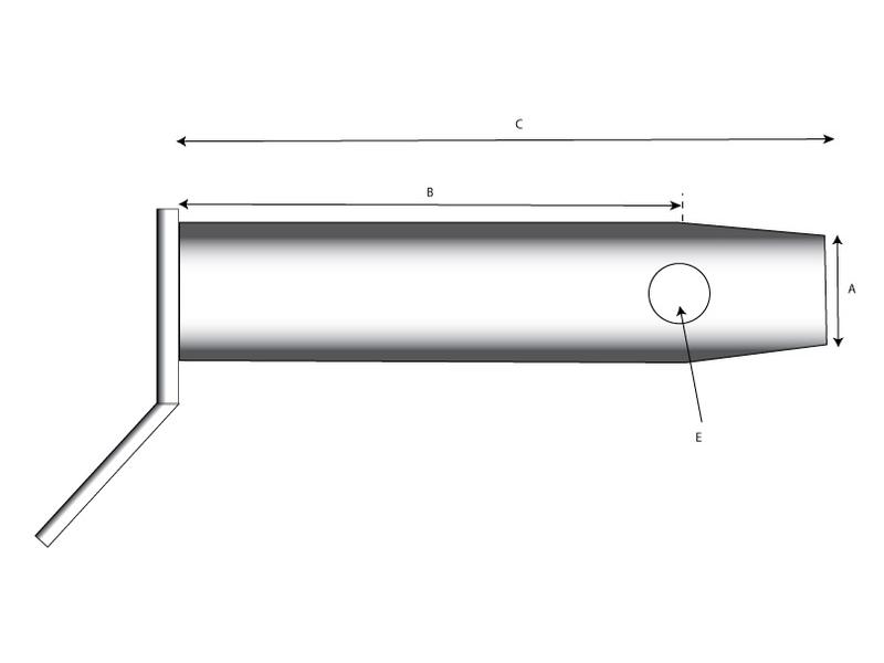 Swinging Drawbar Retaining Pin