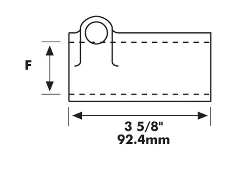 PTO QR Sleeve - Female spline 1 3/8'' - 6 with Quick Release Pin.