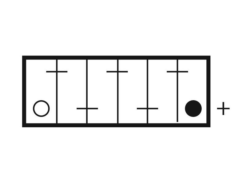 Battery 638, 12V, AH Capacity @20HR: 140