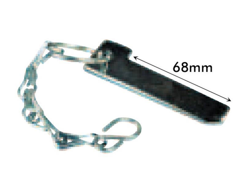 Flat Cotter Pin with Chain
