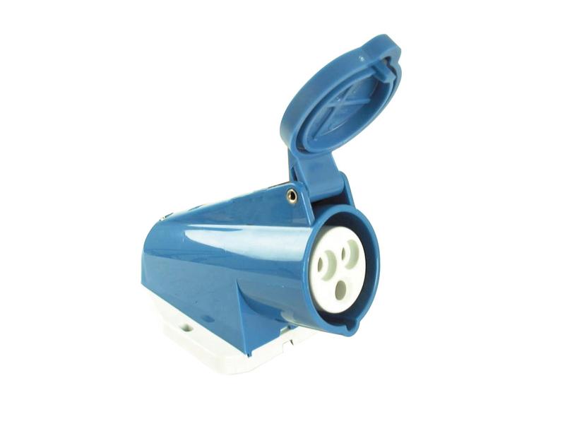 Single Phase Electrical Wall Mounted Socket, 16 Amps