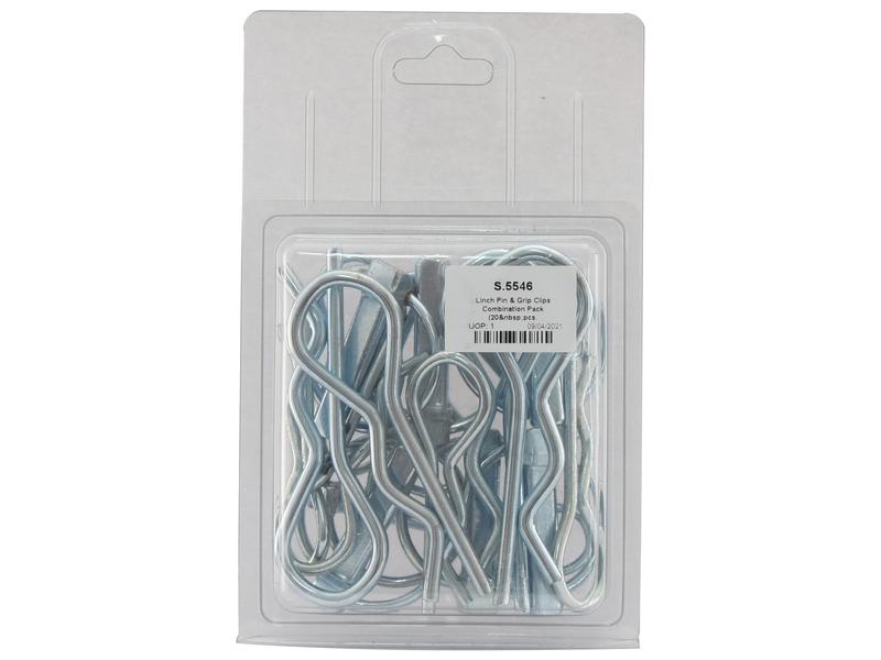 Agripak 20 pcs. Linch Pin & Grip Clips Combination