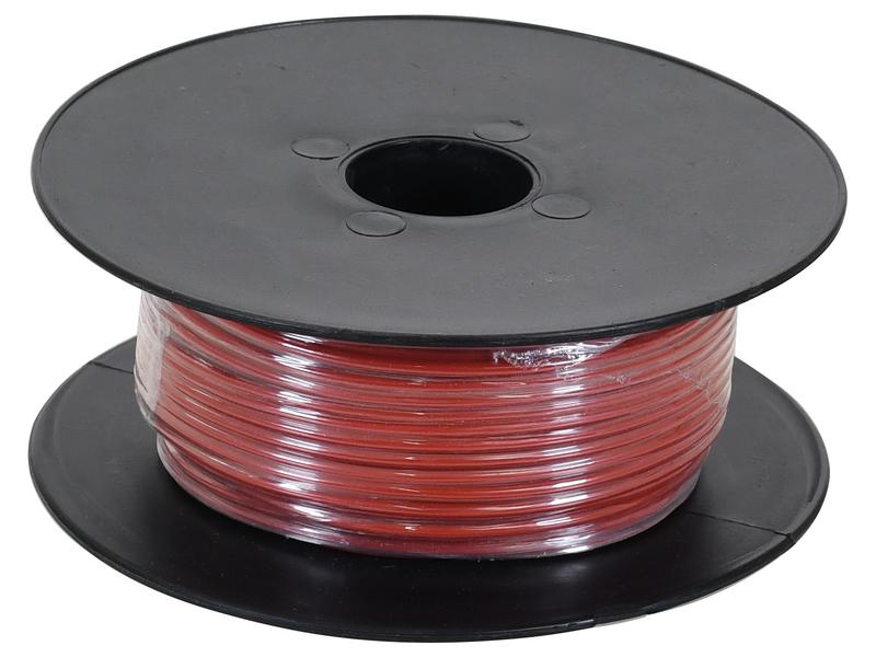 Electrical Cable - 1 Core, 1.5mm² Cable, Red (Length: 50M)