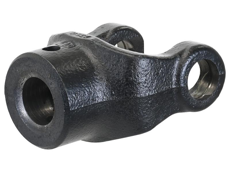 PTO Yoke - Pinhole Yoke (U/J Size: 27 x 74.5mm) Bore Ø1-1/4'', Pin Ø: 3 ...