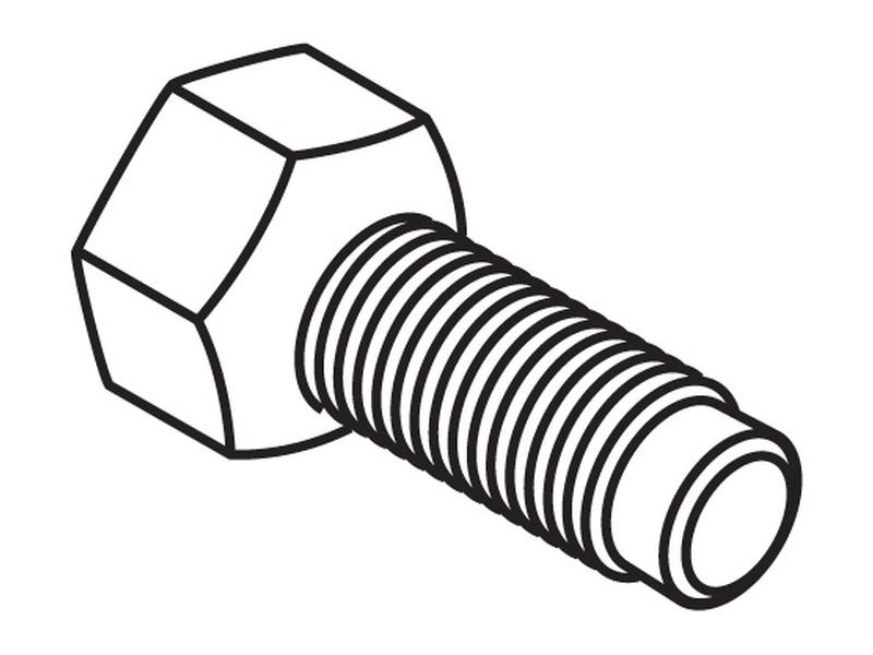 Plain Wheel Bolt M18 x 1.5 x 50mm
