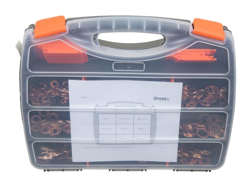 Copper Washer Assortment Imperial Sizes 500 Pcs Handipak