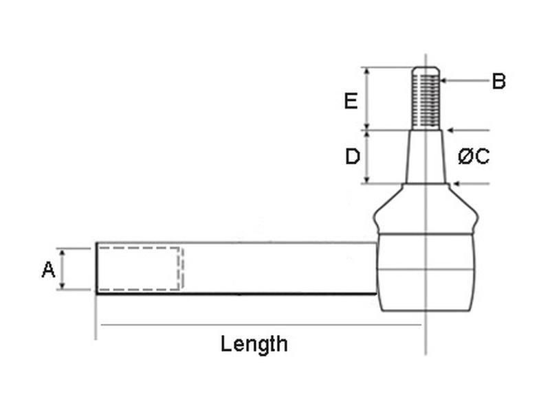 Tie Rod, Length: 480mm