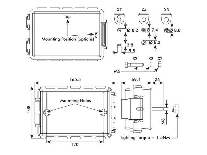 Junction Box - Plastic - 10 Terminals