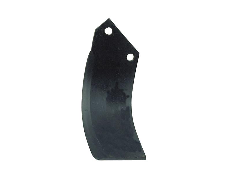 Rotavator Blade Curved RH 80x6mm Height: 180mm. Hole centres: 57mm ...