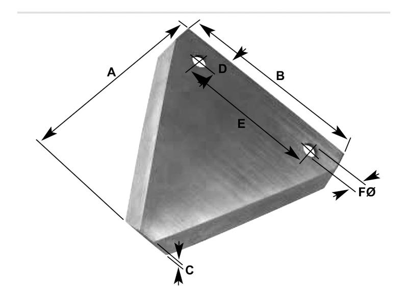 Knife section - Under serrated - Under Serrated
